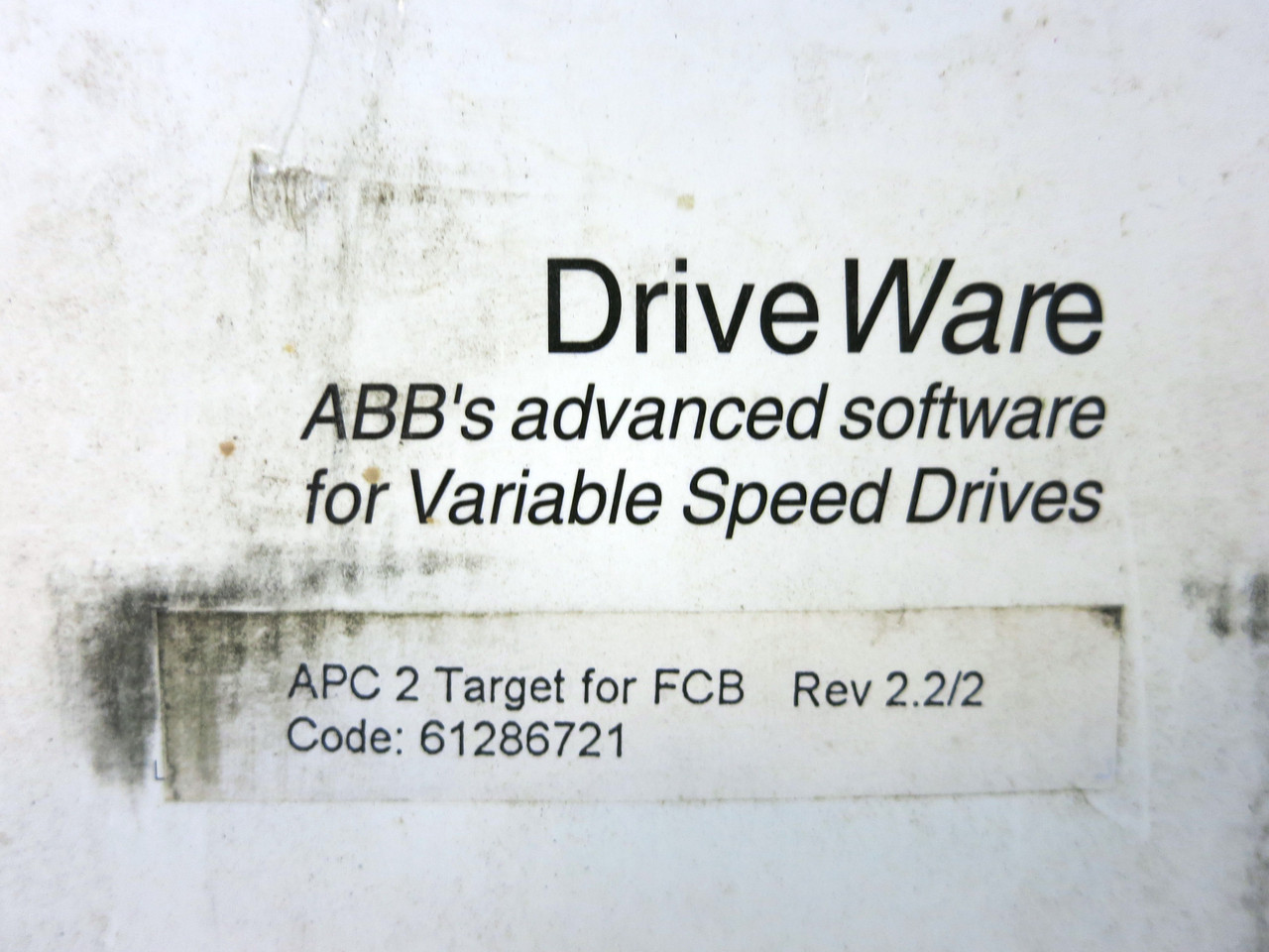 ABB APC2 System Drive Tools Software AMT2 Function Blocks FCB Type ...